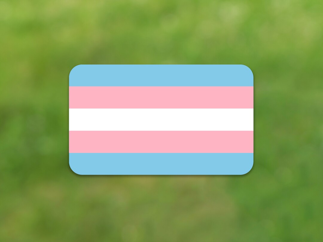 Transgender Flag Sticker LGBTQ Sticker Queer Sticker Pride Sticker ...
