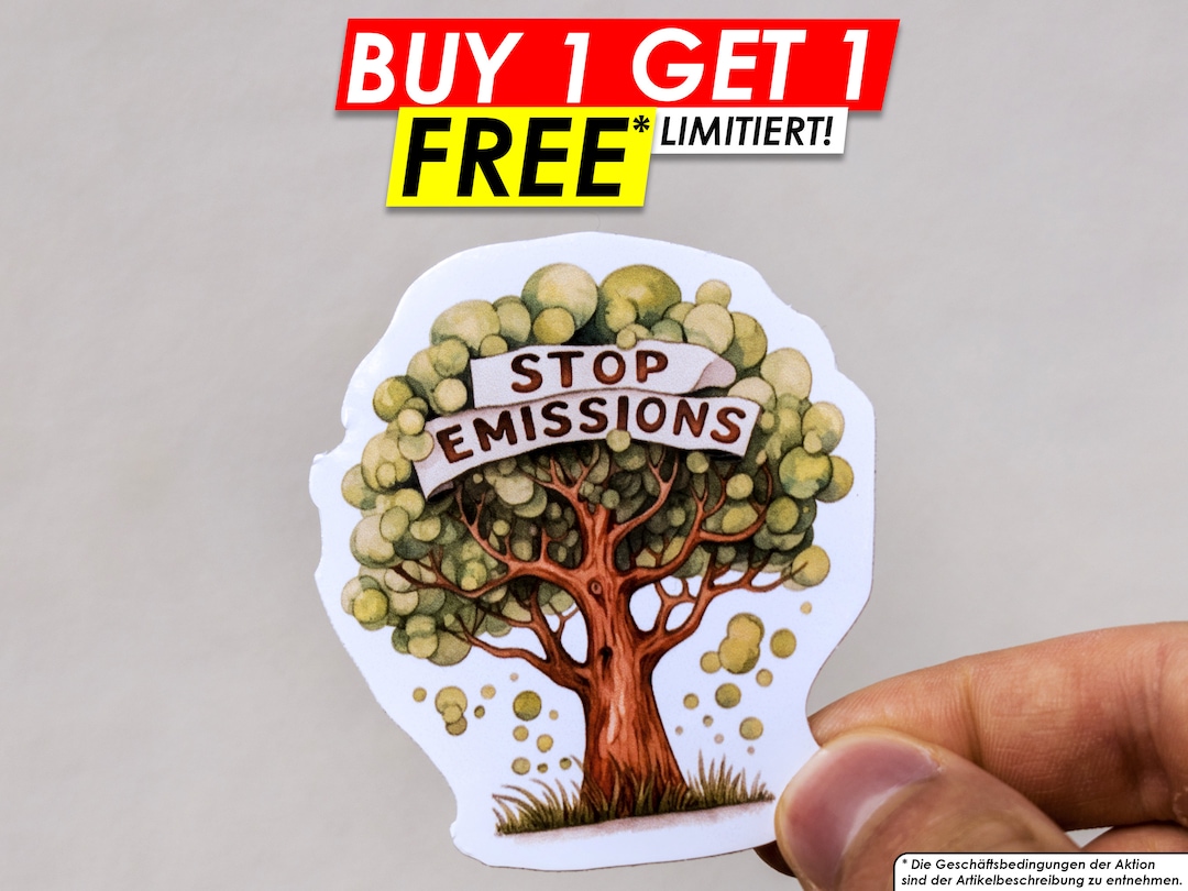 Nature Aesthetic Climate Change Sticker Tree Green iPhone Cell - Etsy