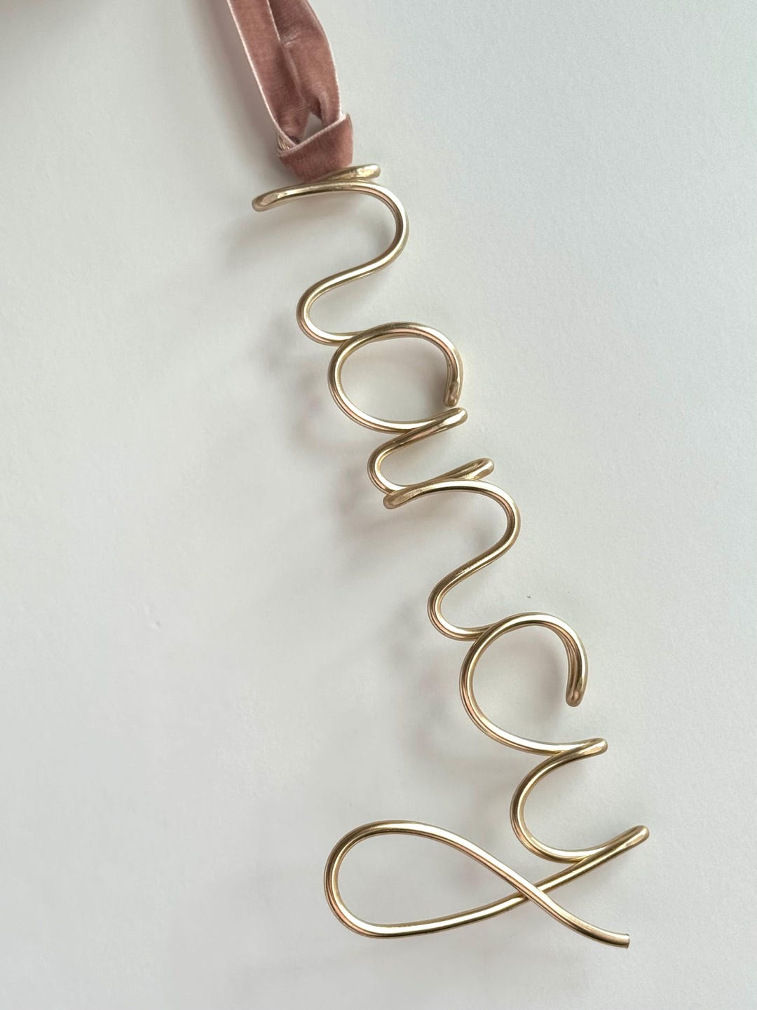 Personalised Wire Name Bookmark, Custom Bookmark, Name Gift Bookmark ...