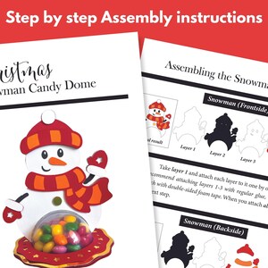 Christmas Candy Dome Bundle, Christmas Candy Holder Svg Cut Files ...