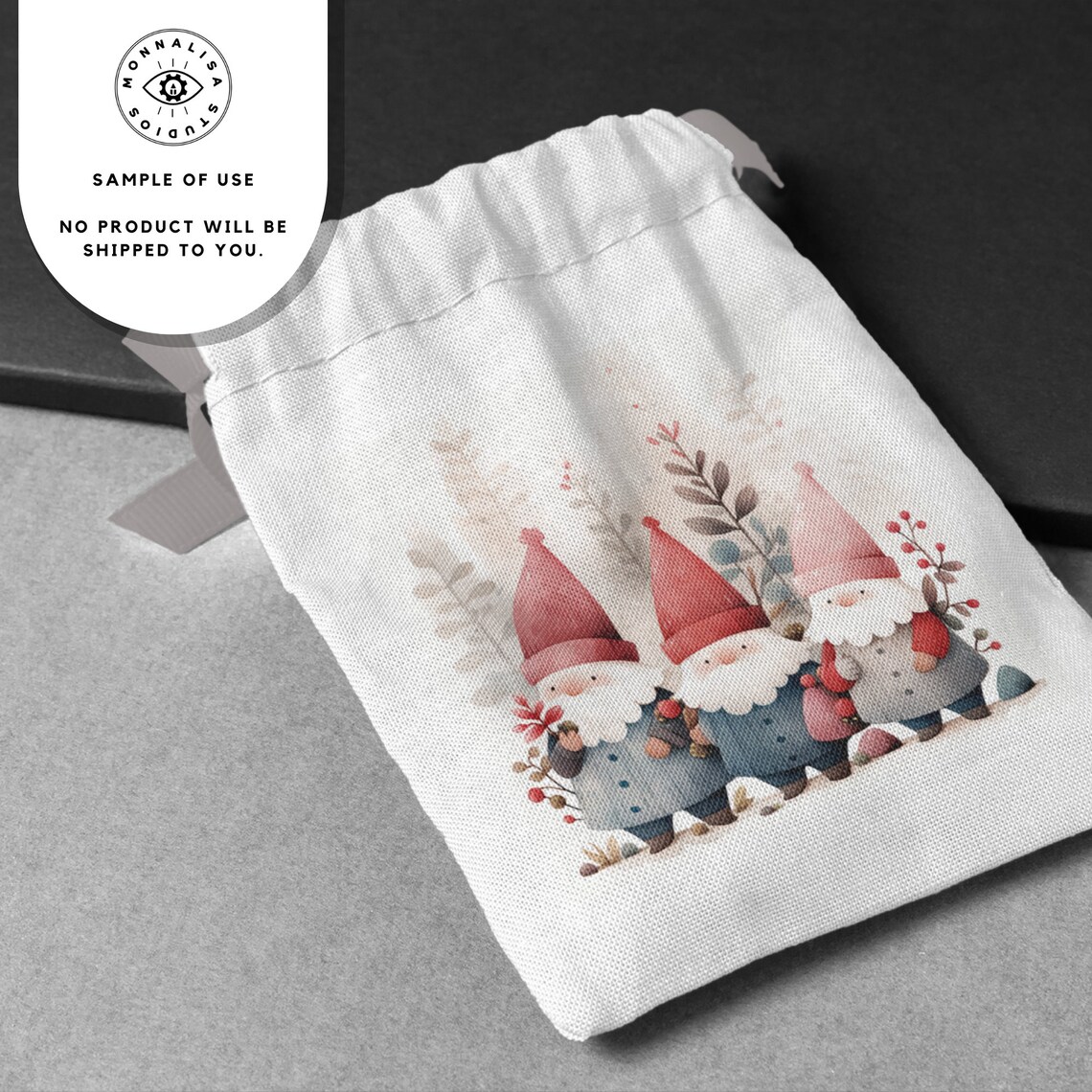 Magical Festive Gnomes 16 Watercolor PNG Digital Papers - Etsy