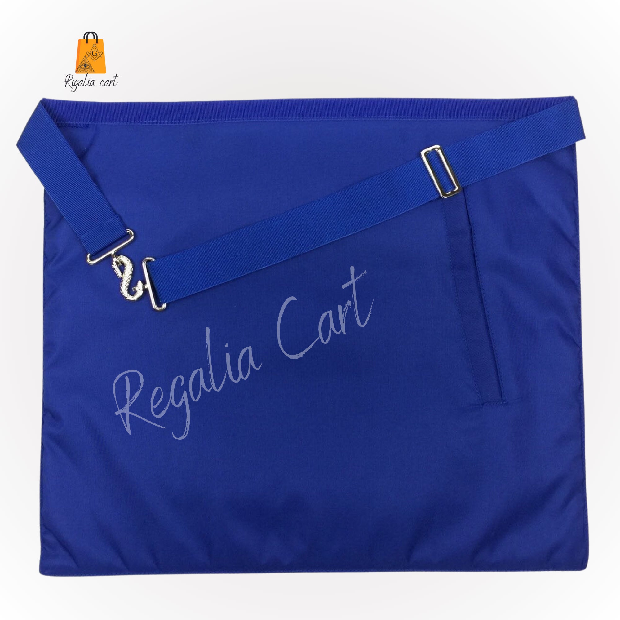 Masonic Officers Blue Lodge Officer Apron Set - Royal Blue Ribbon ...