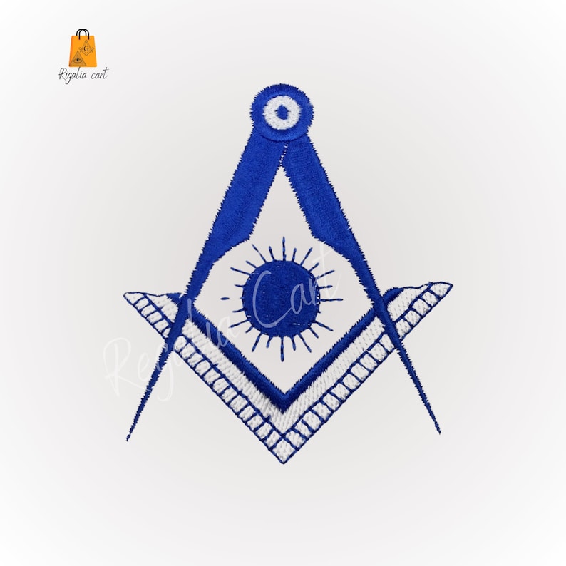 Masonic Officers Blue Lodge Officer Apron Set Royal Blue Ribbon Machine ...