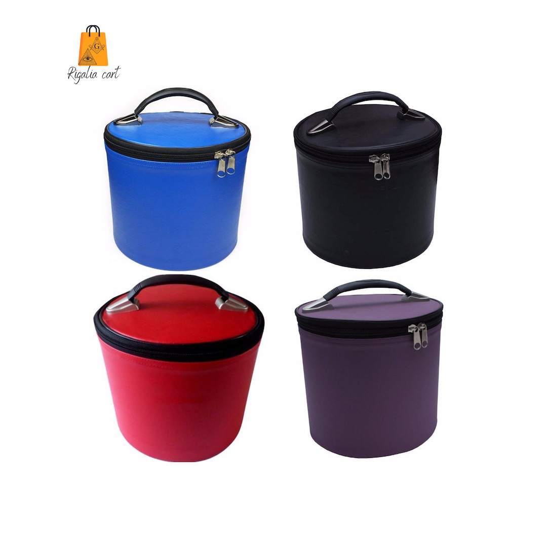 Masonic FEZ Case Synthetic Leather Purple,blue,black,red Every Colour ...