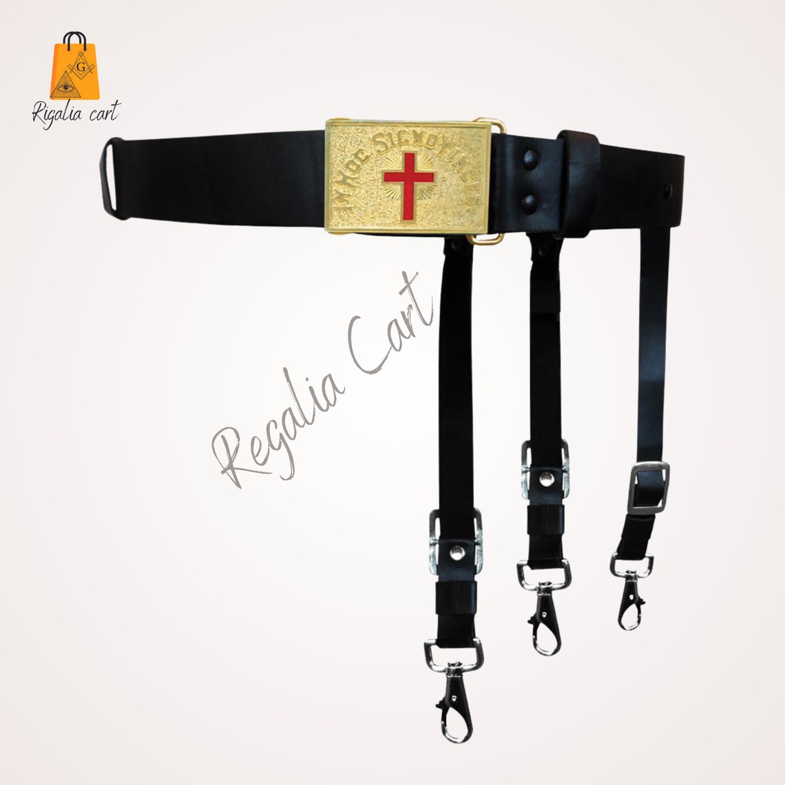 Knights Templar Past Commander Sword Belts Black Leather - Etsy
