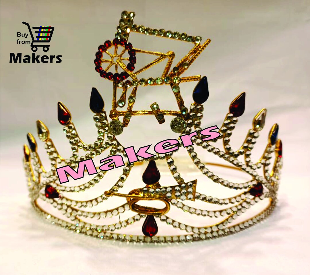 HOJ Crown Masonic Heroines of Jericho Grand Matron Gavel - Etsy