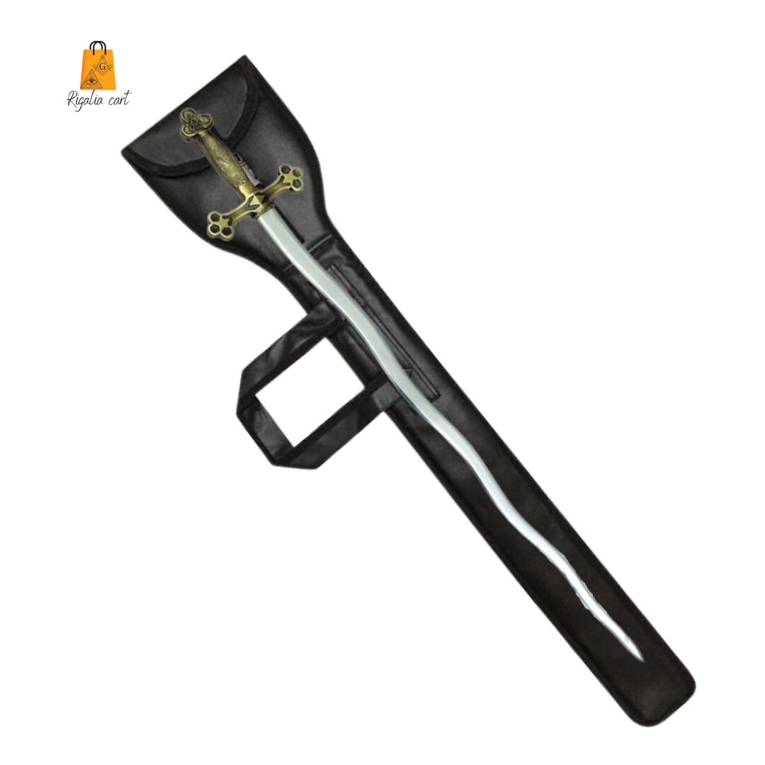 Masonic Sword Snake Flaming Sword Square Compass With Gold - Etsy