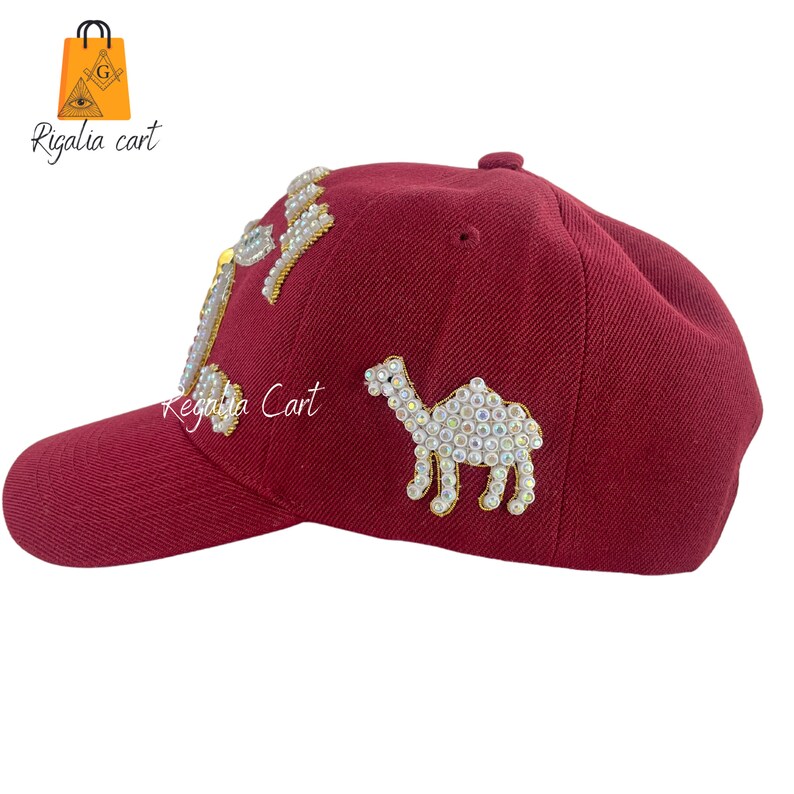 Shriner Cap, Masonic Shriners Hat All Colors Hand Embroidered Baseball ...