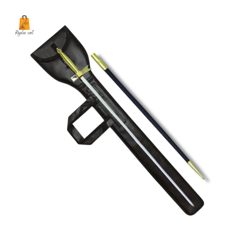 Knights Templar Commandery Sword With Gold Hilt and Black - Etsy