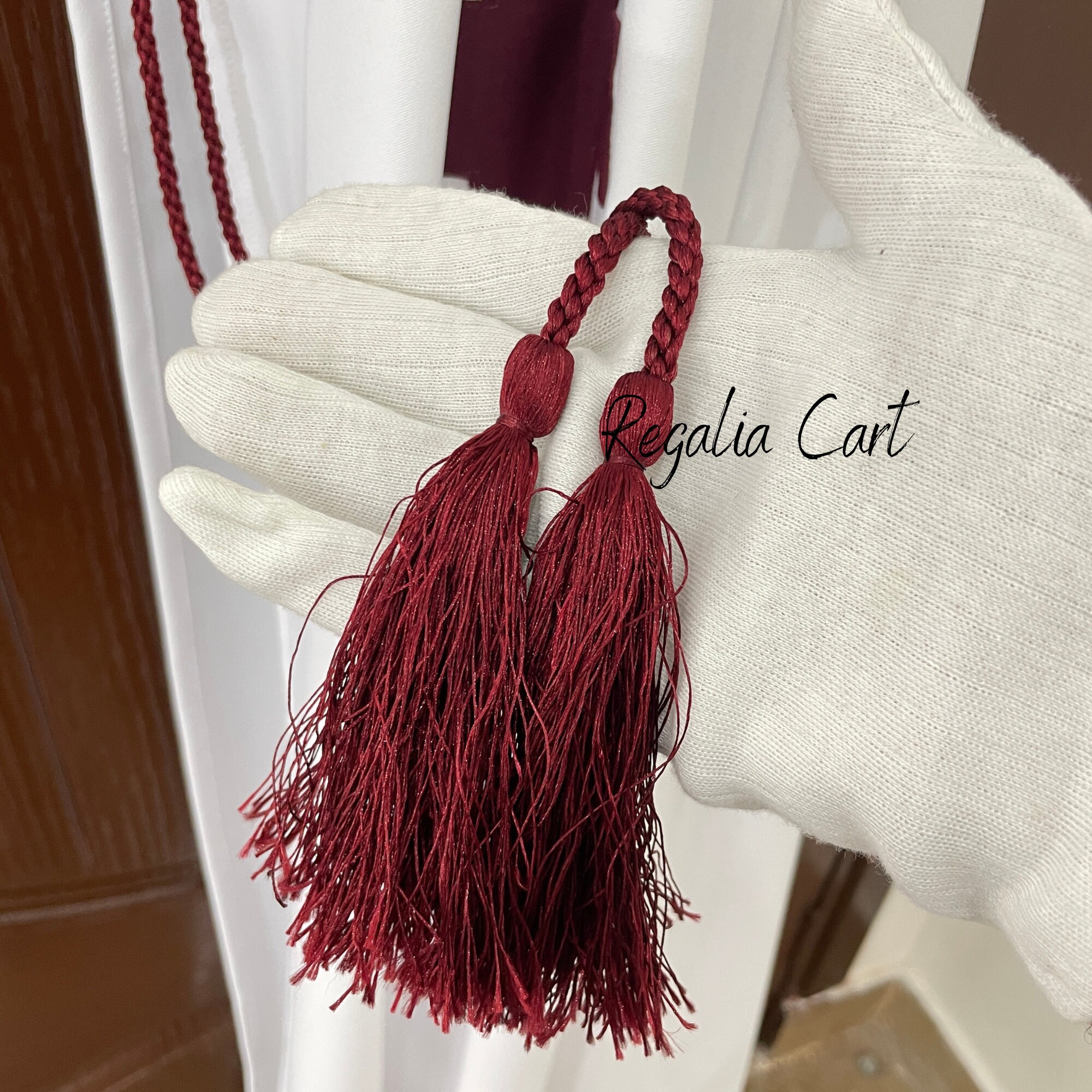 Knights Templar English Regulation Mantle White With Maroon Cross ...
