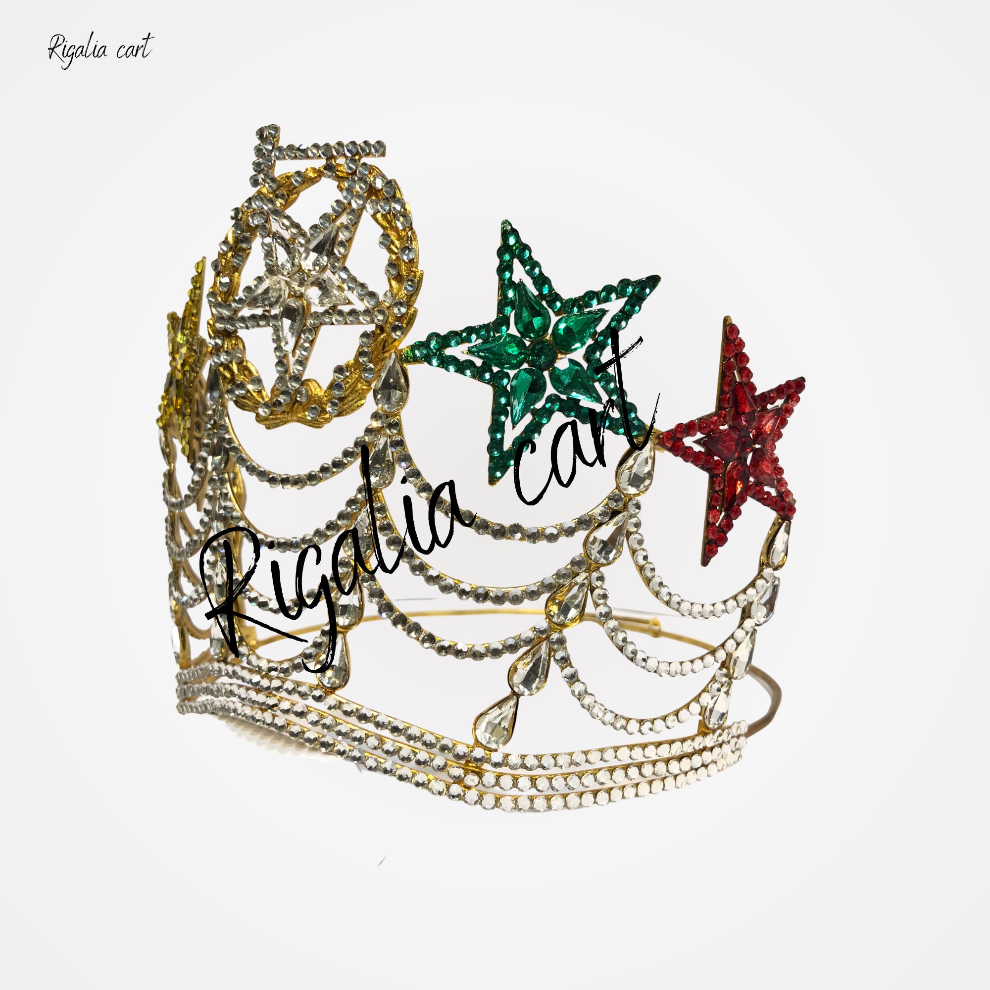 Masonic Grand Worthy Past Matron OES Crown in Gold Tone Big - Etsy