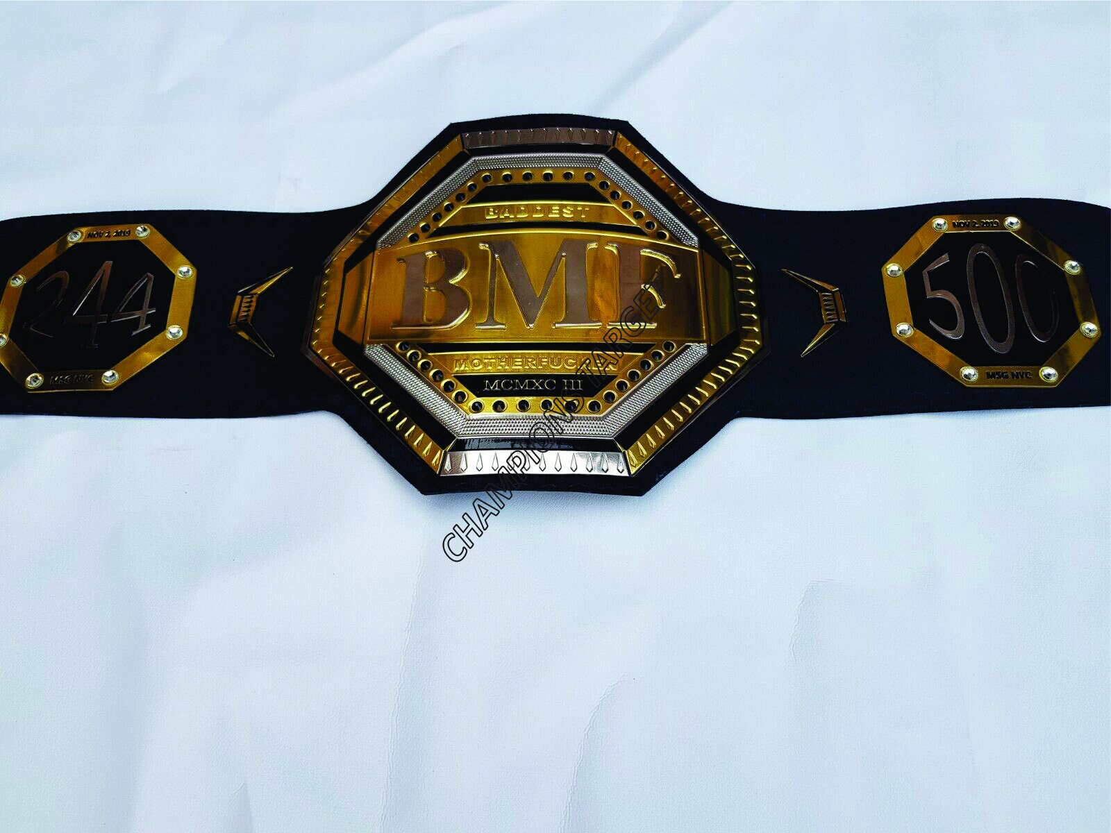 UFC BMF Title Belt Championship Adult Size Brass 2MM Original Leather ...