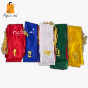 OES Sash, Masonic OES Sashes, Order of Eastern Star Complete Sash Set ...