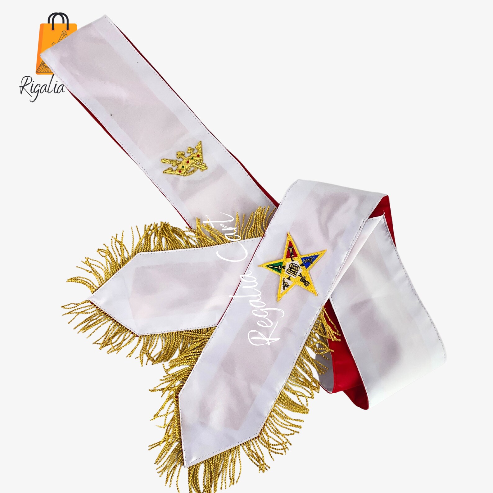 OES Sash, Masonic OES Sashes, Order of Eastern Star Complete Sash Set ...