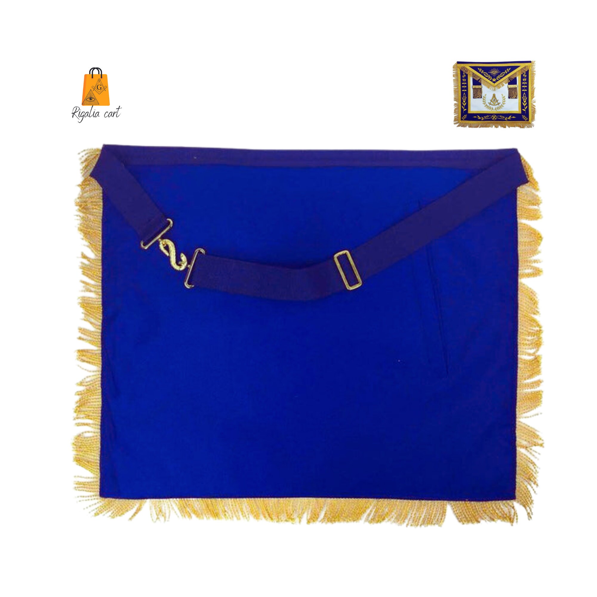 Masonic Blue Lodge Past Master Gold Machine Embroidery Velvet - Etsy