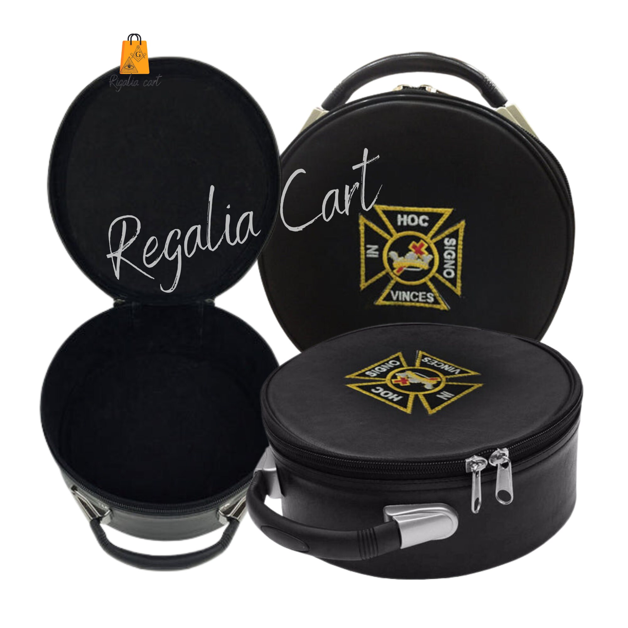 Masonic Knights Templar Commandery Crown Cap Case Black - Etsy