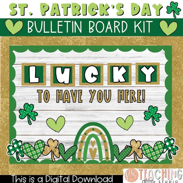 Saint Patricks Bulletin Boards - Etsy