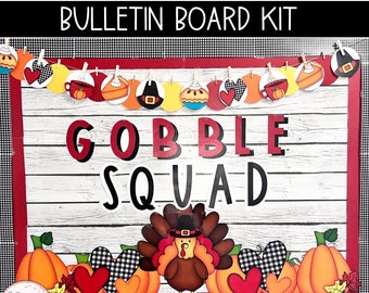 Thanksgiving Flowers Bulletin Board or Classroom Door Decor, Easy ...