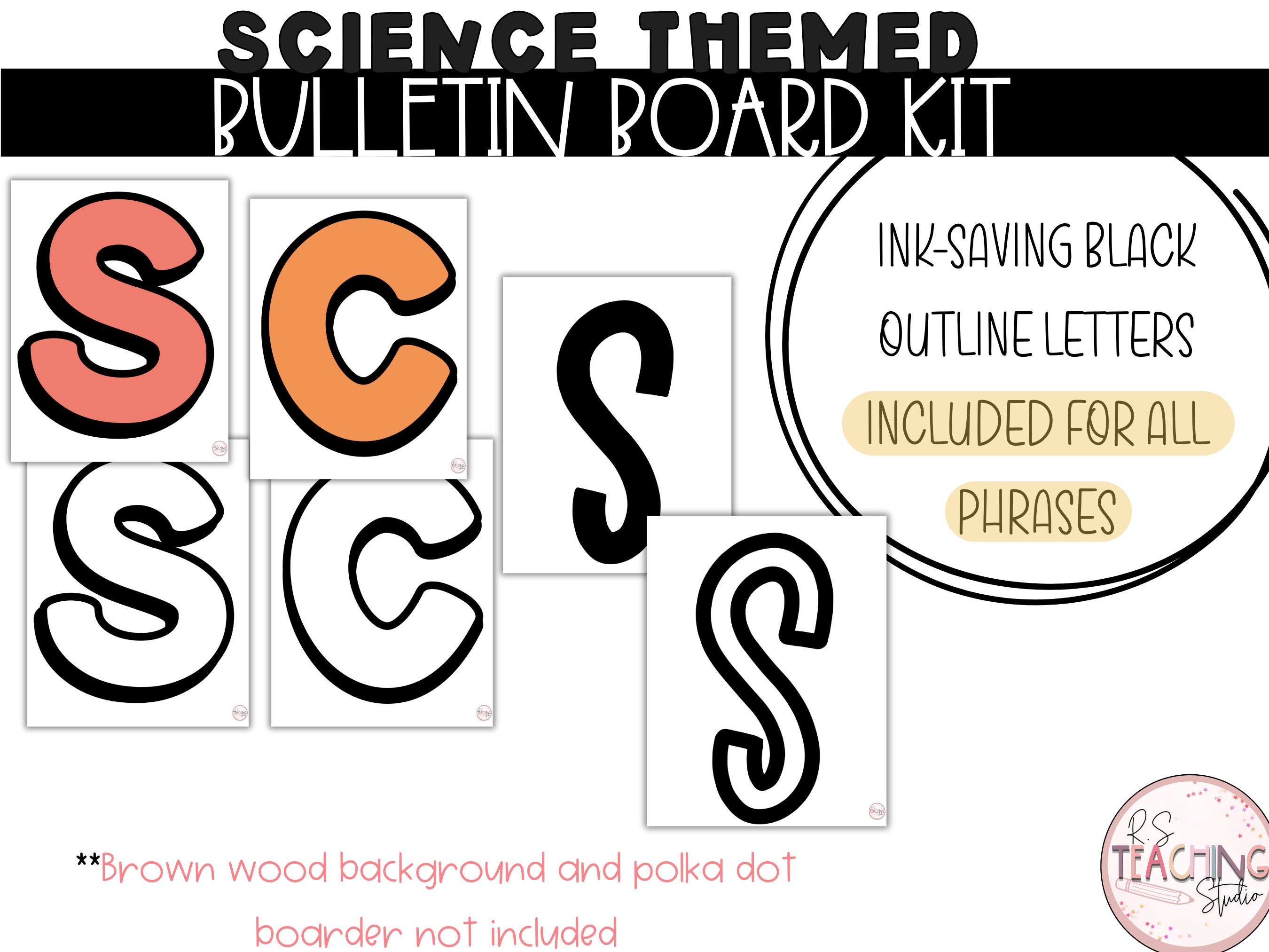 Science Themed Bulletin Board or Classroom Door Decor, Easy and Modern ...