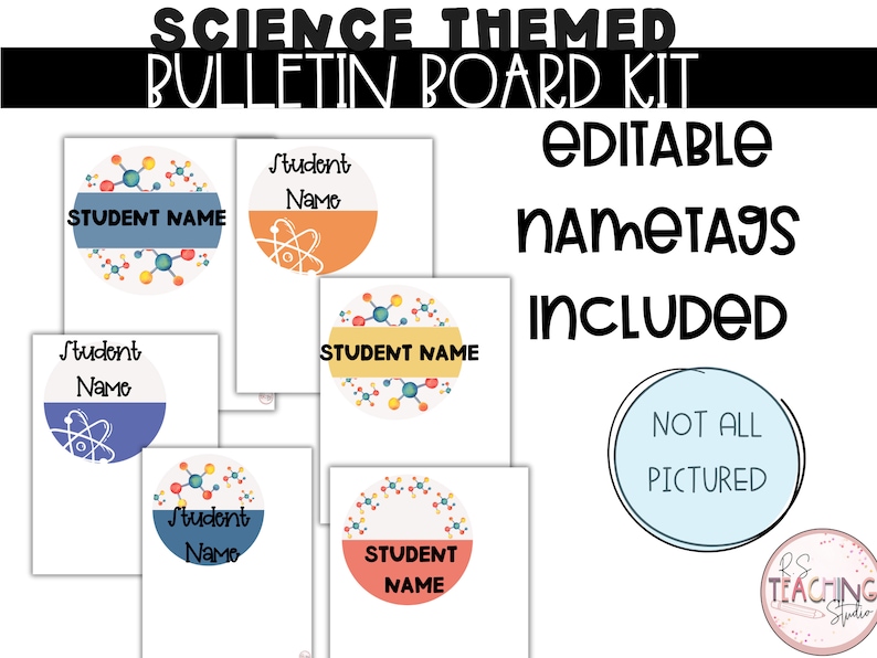 Science Themed Bulletin Board or Classroom Door Decor, Easy and Modern ...
