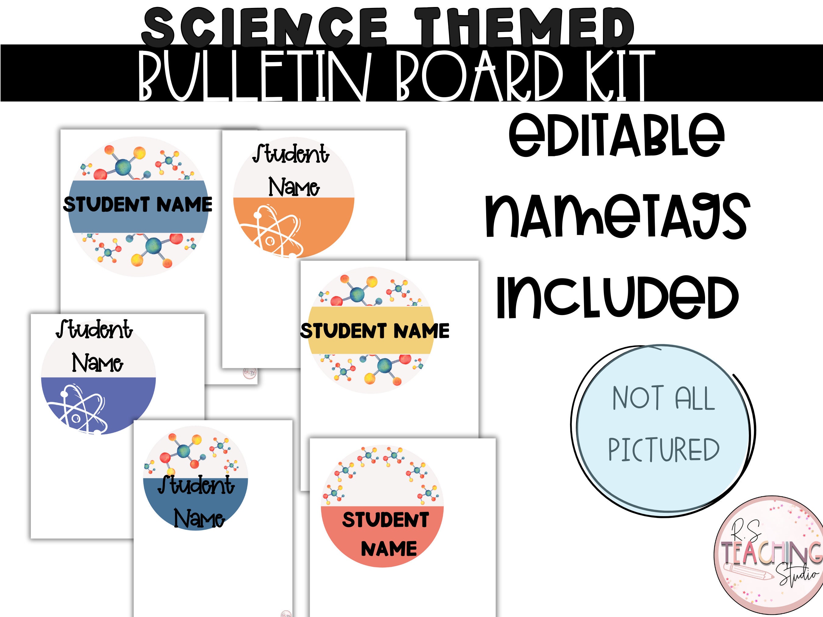 Science Themed Bulletin Board or Classroom Door Decor, Easy and Modern ...