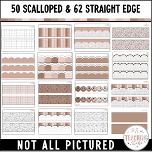 Printable Neutral Bulletin Board Borders | Bulletin Board Display ...