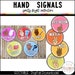 Bright Hand Signal Posters | Spotty Bright Classroom Decor | Classroom ...