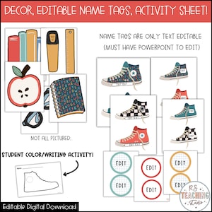 Back to School Classroom Decor Bundle: Bulletin Board Kit (digital ...