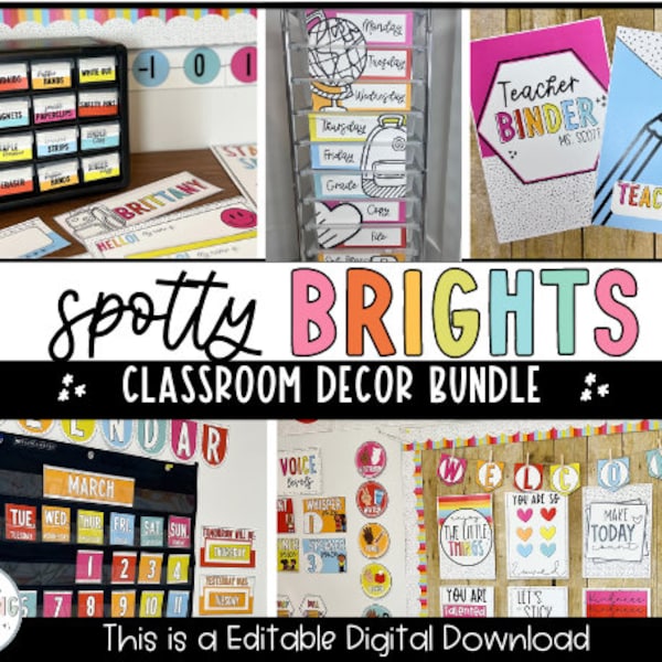 Classroom Decor Bundle - Etsy