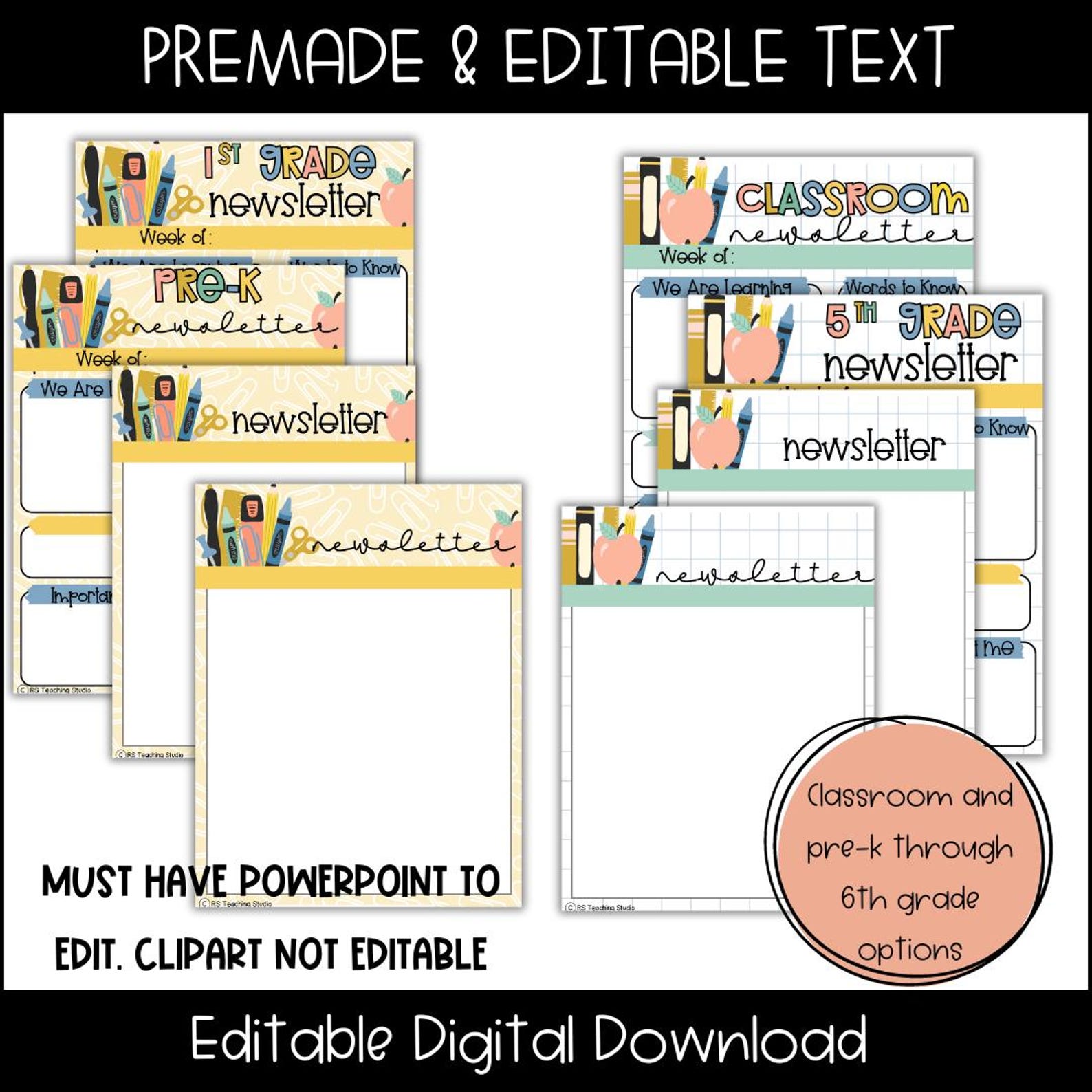 Back to School Classroom Decor Bundle: Bulletin Board Kit (digital ...