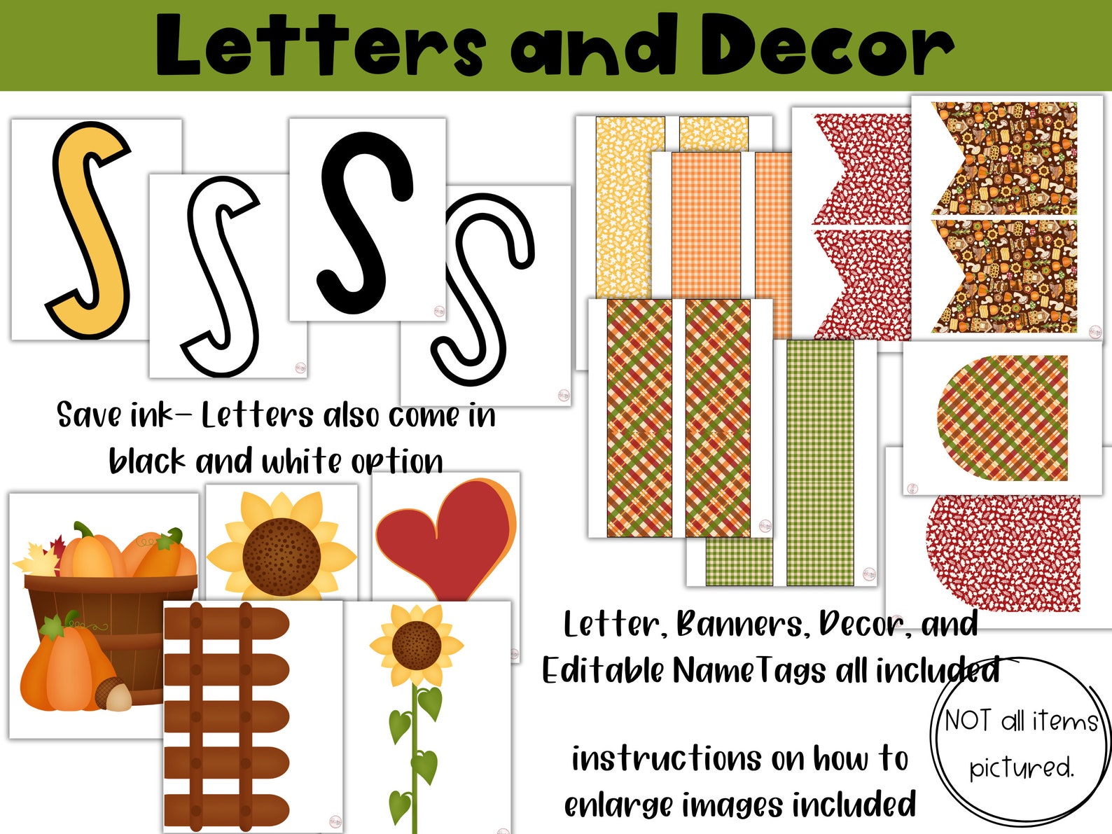 Fall Sunflowers Bulletin Board Kit, Autumn Classroom Decor, Easy ...