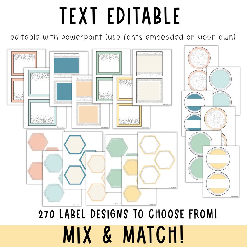 Editable Classroom Labels Pastel Classroom Labels Pastel Classroom ...