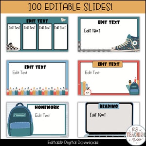 Back to School Classroom Decor Bundle, Bulletin Board Kit, Trendy ...