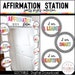 Spotty Brights Classroom Affirmation Station Decor (digital Download ...