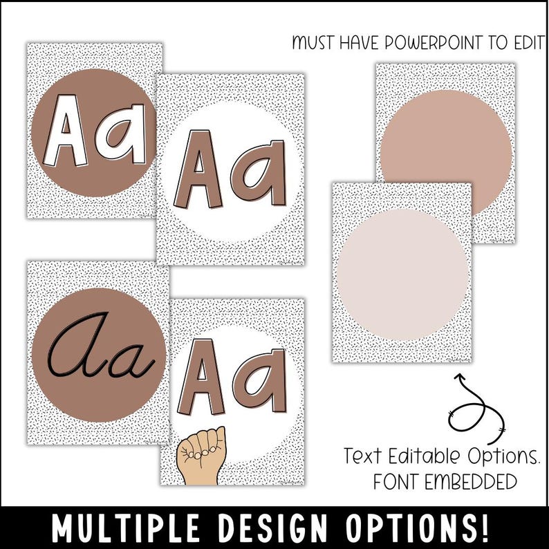 Neutral Animal Alphabet Posters: Classroom Decor (digital Download) - Etsy