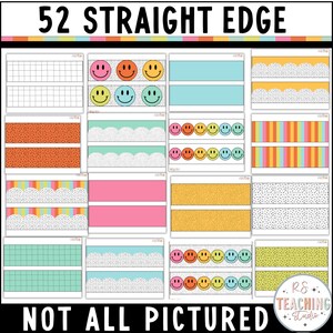 Bright Classroom Bulletin Board Borders: Spotty Decor (digital Download ...