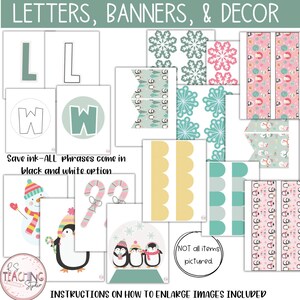 Winter Snow Globe Bulletin Board or Door Decor, Easy Seasonal Classroom ...