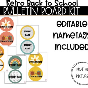 Retro Back to School and End of Year Bulletin Board Kit, Retro Vibes ...