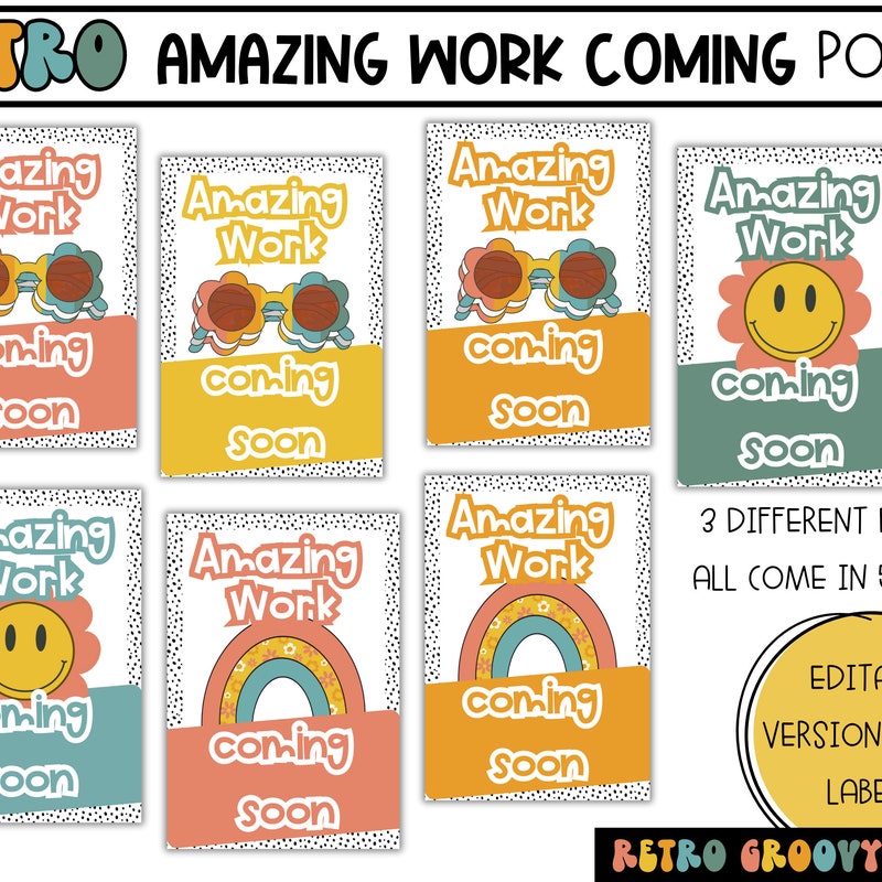 Amazing Work is Coming Soon - Etsy
