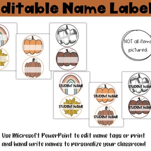 Fall Halloween Pumpkin Bulletin Board or Classroom Door Decor, Autumn ...