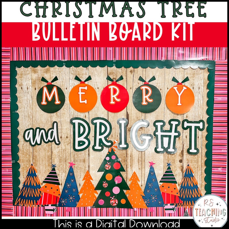 Holiday Bulletin Board Kit: Seasonal Classroom Decor (digital Download ...
