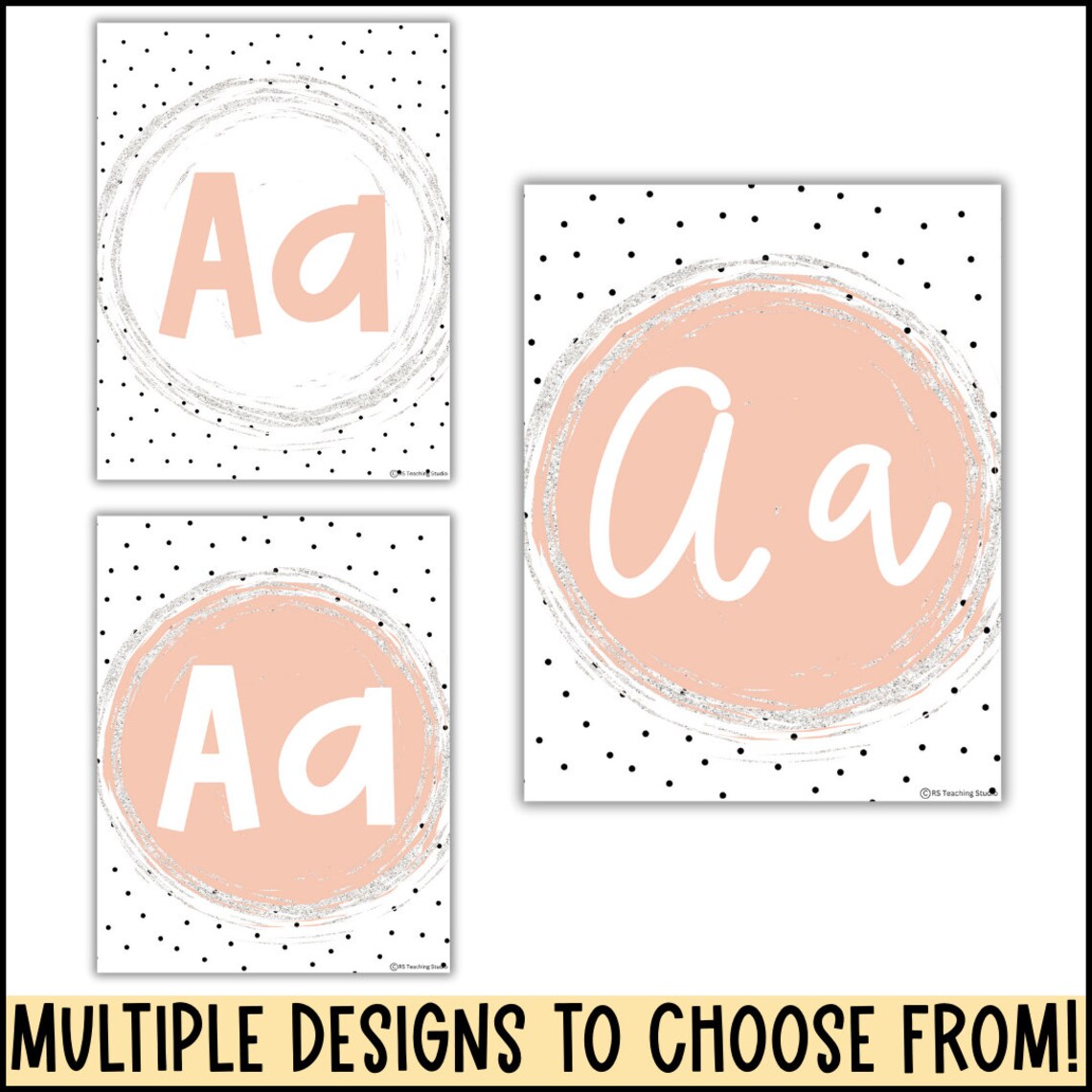 Pastel Classroom Alphabet Posters Alphabet Display Animal Alphabet ...