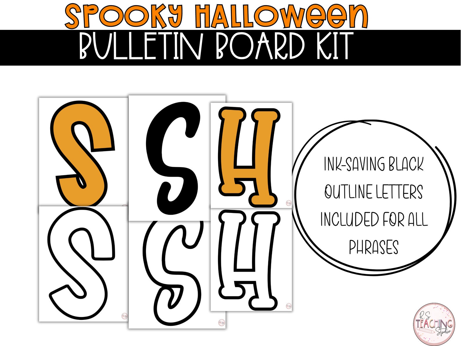 Halloween Bulletin Board Kit: Spooky Classroom Decor (digital Download ...