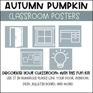 Fall Classroom Posters: Boho Autumn Decor (digital Download) - Etsy