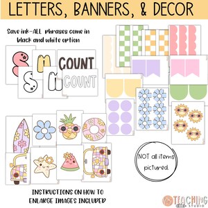 Countdown to Summer Bulletin Board Kit, Groovy Retro Summer, End of ...
