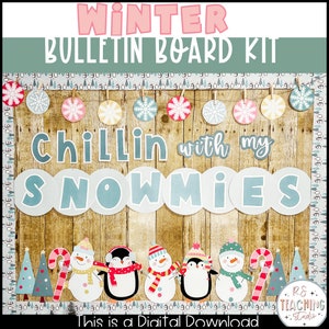 Holiday Bulletin Board Kit: Seasonal Classroom Decor (digital Download ...