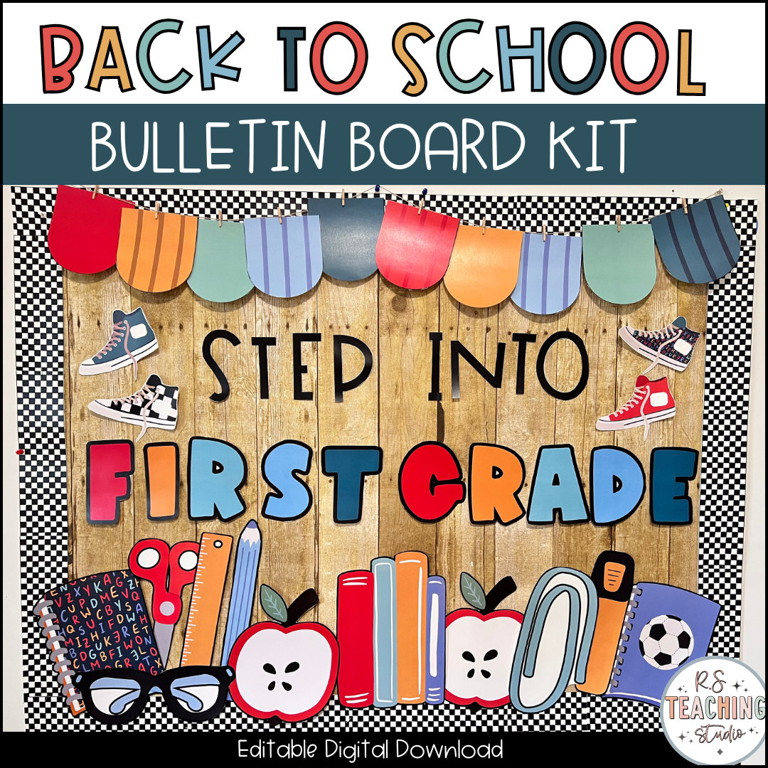 School Supplies Back to School Bulletin Board or Door Decor, Fall ...