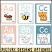 Pastel Classroom Alphabet Posters | Alphabet Display | Animal Alphabet ...