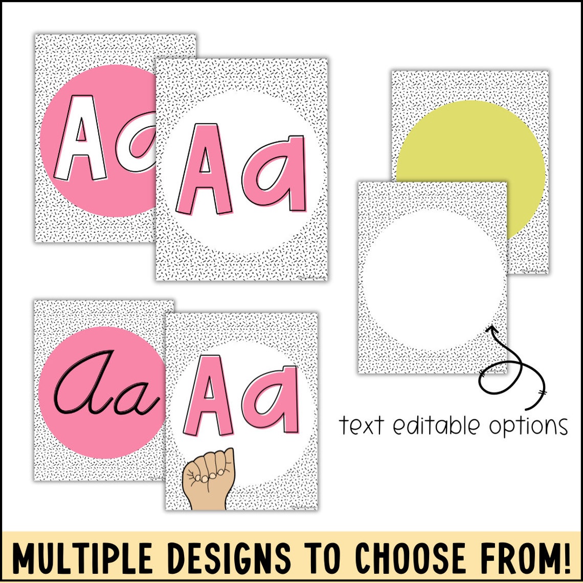 Bright Classroom Alphabet Posters Alphabet Display Animal Alphabet ...