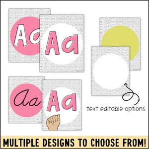 Bright Classroom Alphabet Posters: Animal Theme (digital Download) - Etsy